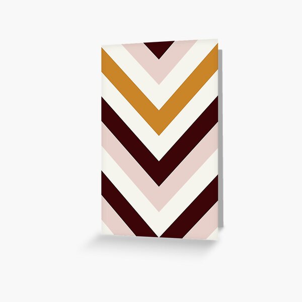 "COLORFUL ELEGANT RETRO WAVE LINES LALA BY SUBGIRL" Greeting Card for ...