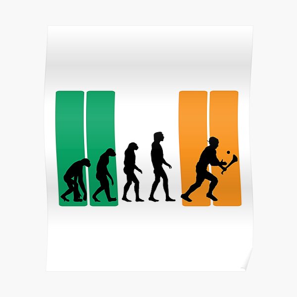 "The Evolution of Hurling" Poster for Sale by yvesklein | Redbubble