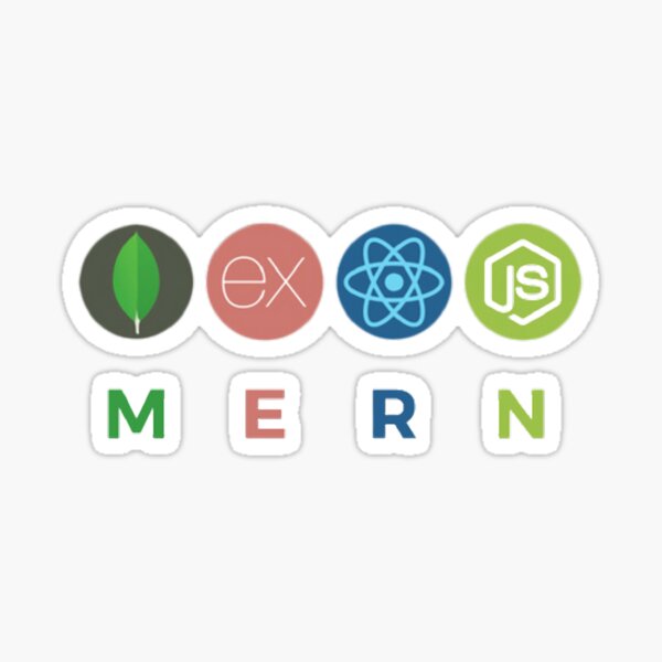 "MERN Stack" Sticker by CodingMarathon | Redbubble