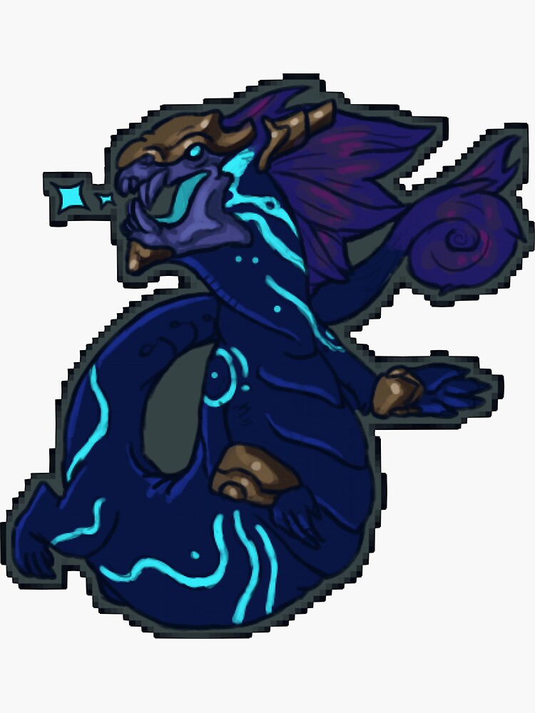 Pegatina «Chibi Aurelion Sol» de BaronShoeBat | Redbubble