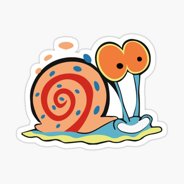 "Gary the Snail, SpongeBob Character Sticker" Sticker for Sale by Zen ...