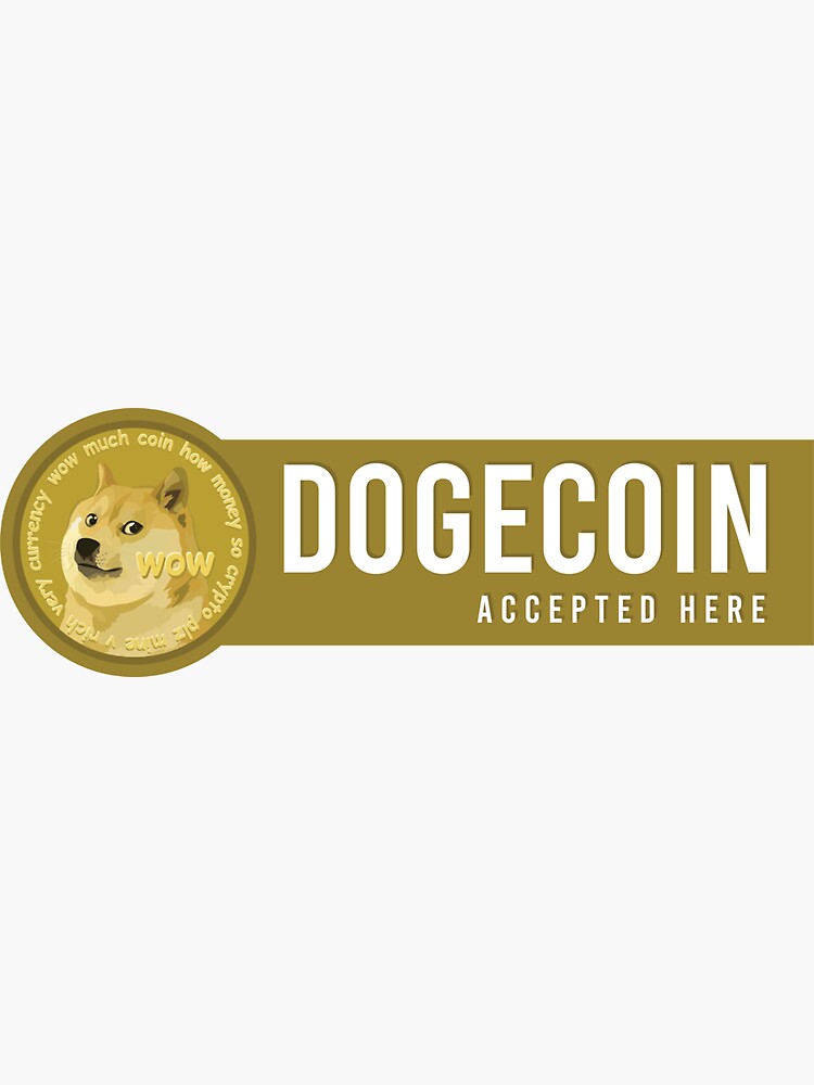 "Doge Approved" Sticker by braddda | Redbubble