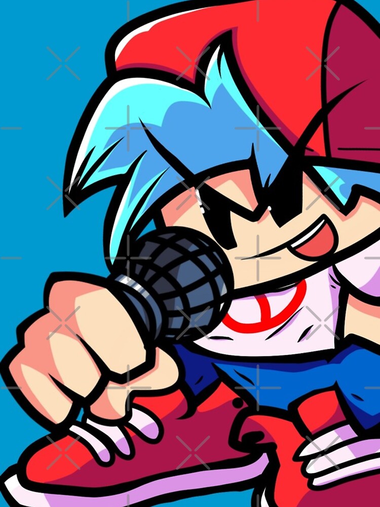 "BoyFriend FNF Detailed Version" iPhone Case for Sale by AbrekArt ...