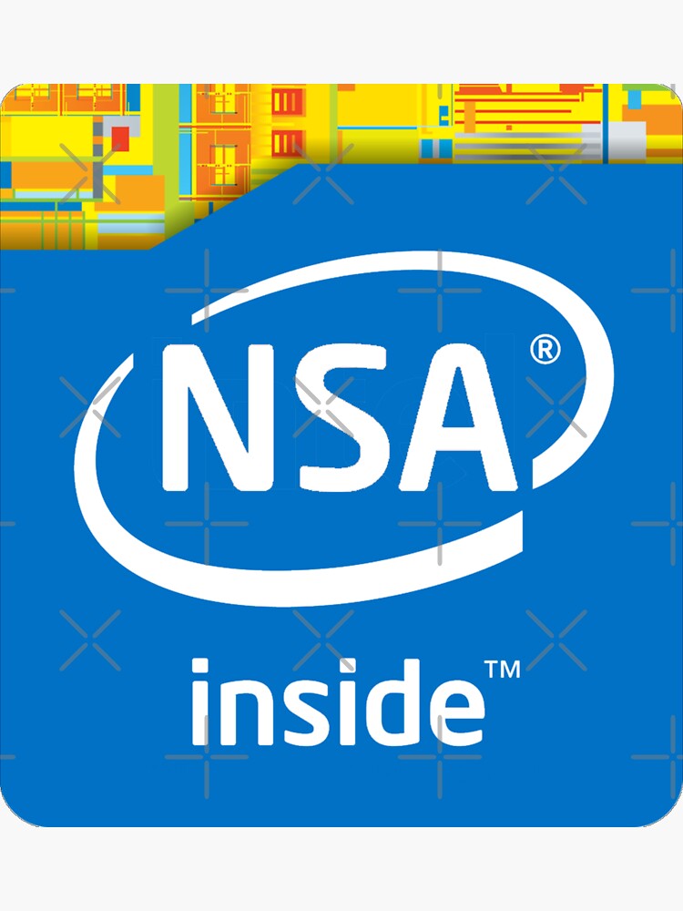 "NSA Inside" Sticker for Sale by leo-jess | Redbubble