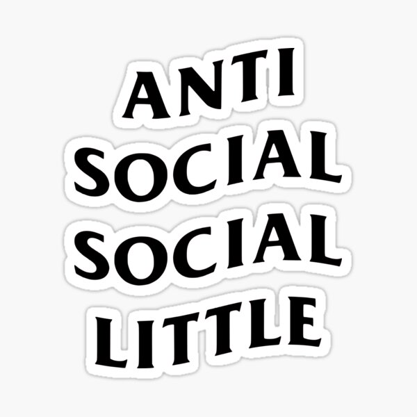 "Sorority ASocial Little" Sticker for Sale by Mad-Creates | Redbubble