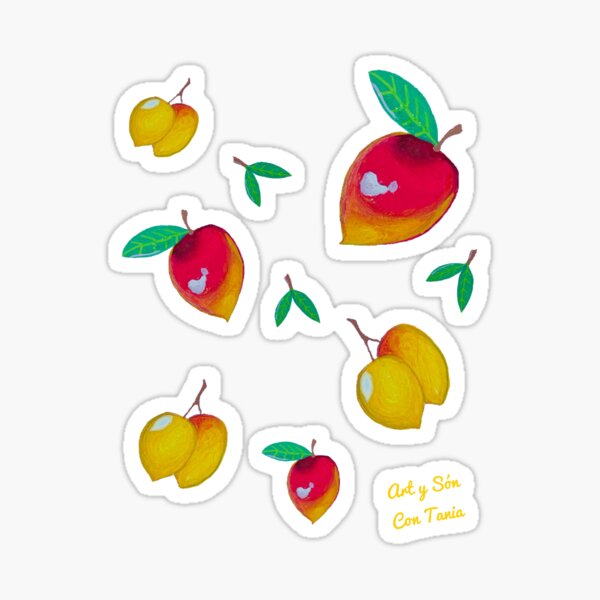 "Mangoes Sticker Pack" Sticker by Art-y-Son | Redbubble