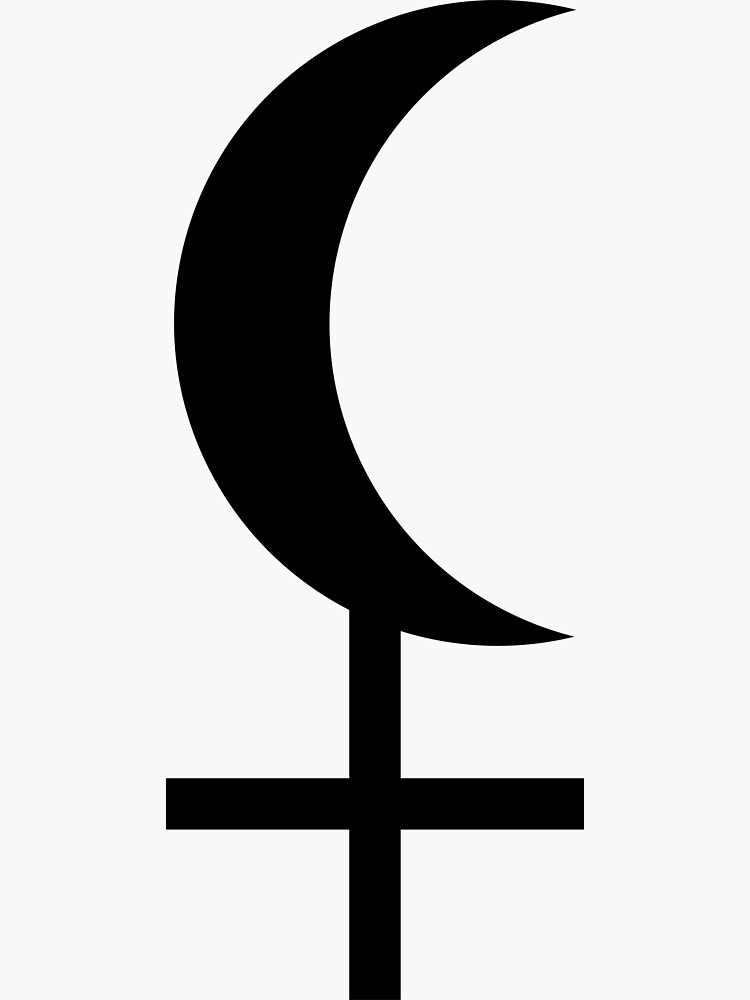 "Black Moon Lilith - sign in astrology" Sticker for Sale by Murza ...