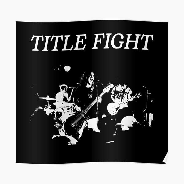 "Title Fight" Poster for Sale by olly88 | Redbubble