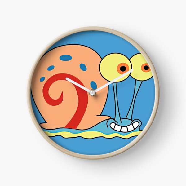Gary The Snail Clocks | Redbubble