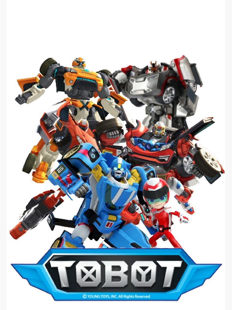 "Tobot Cartoon Kids Show" Art Print by Alastair42 | Redbubble