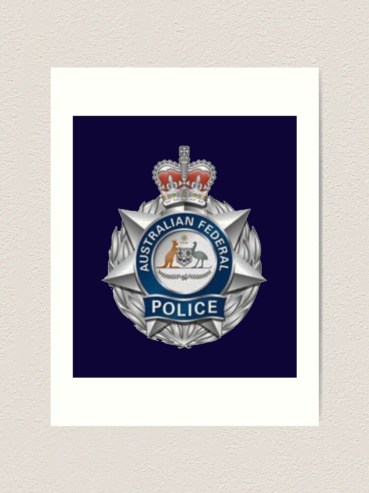 "Australian Federal Police Badge" Art Print by lawrencebaird | Redbubble