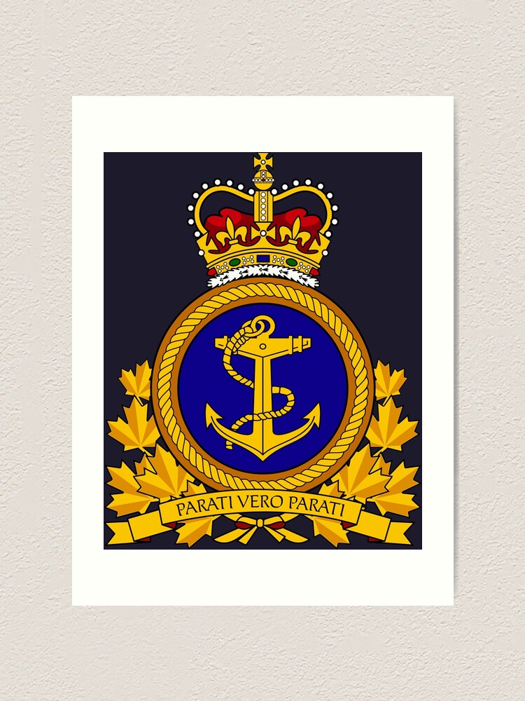"Royal Canadian Navy - Marine royale canadienne" Art Print for Sale by ...