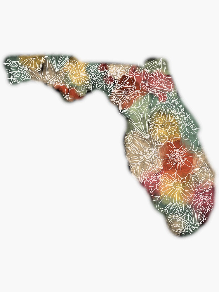 "Florida Sticker" Sticker by beenbeardesigns | Redbubble