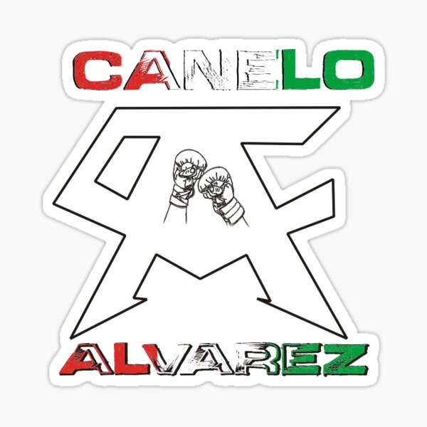 Canelo Alvarez Logo Stickers | Redbubble