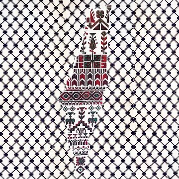 "Palestine ,KOFIA ,Kofya made by Palestinian Traditional Tatreez ...