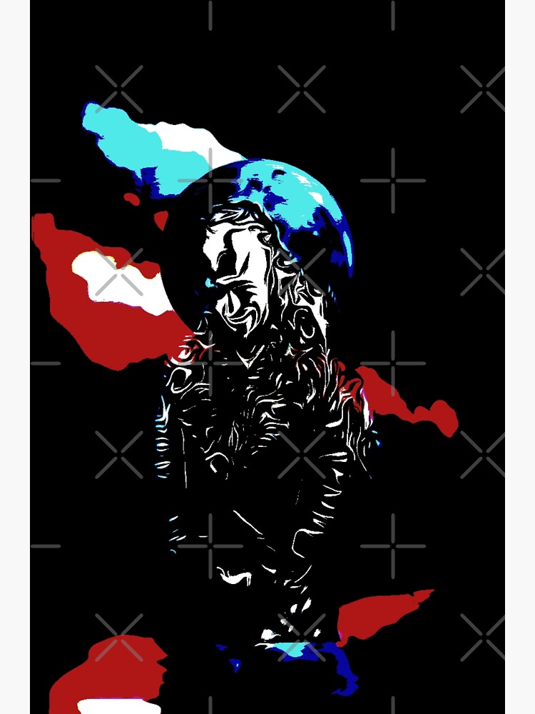 "Shadow Scar" Sticker by KhaoticDesigns | Redbubble