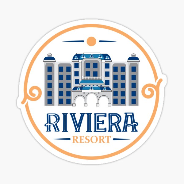 "Riviera Resort" Sticker for Sale by Lunamis | Redbubble