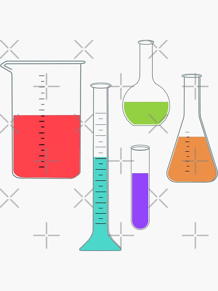 "Science Lab Equipment" Sticker for Sale by crsdonovan70 | Redbubble