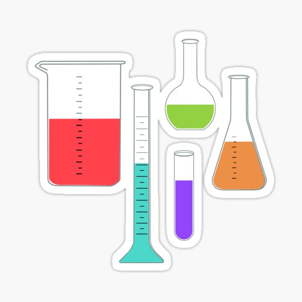 "Science Lab Equipment" Sticker for Sale by crsdonovan70 | Redbubble