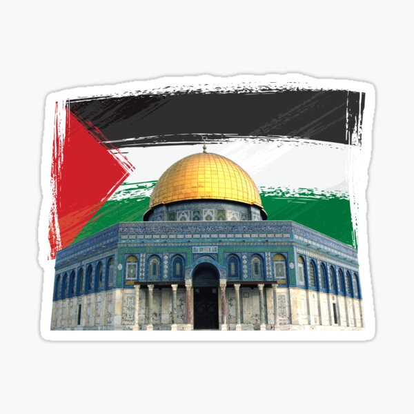 " al aqsa mosque - Free Palestine - Save Gaza" Sticker for Sale by ...