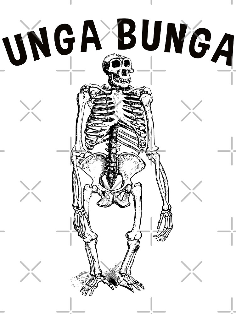 "Unga bunga caveman neanderthal skeleton meme" Art Print by Captain ...