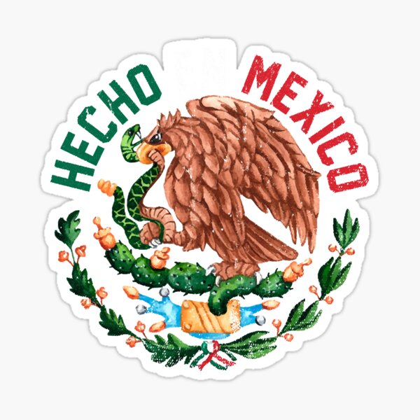 "Hecho En Mexico Eagle Mexican " Sticker for Sale by Kaceton | Redbubble