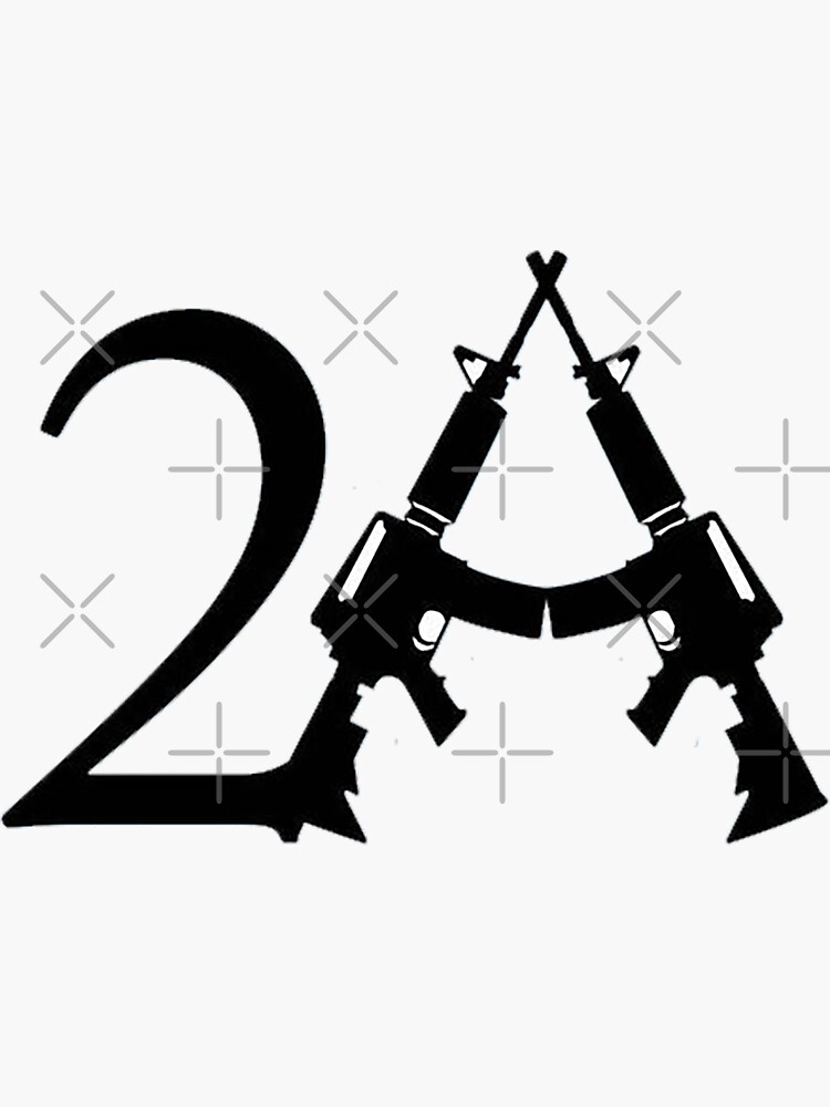 "2A 2nd Amendment - AR15" Sticker for Sale by unionpride | Redbubble