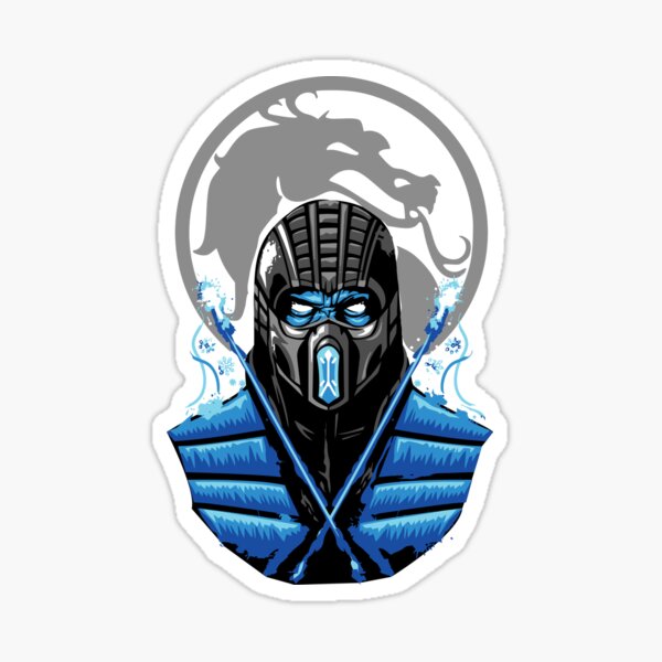"Mortal Kombat Sub Zero 2021 " Sticker for Sale by UTOPIAXD | Redbubble