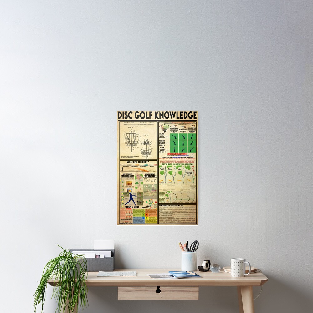 "Disc Golf Knowledge Poster" Poster for Sale by CtiradRybar-01 | Redbubble