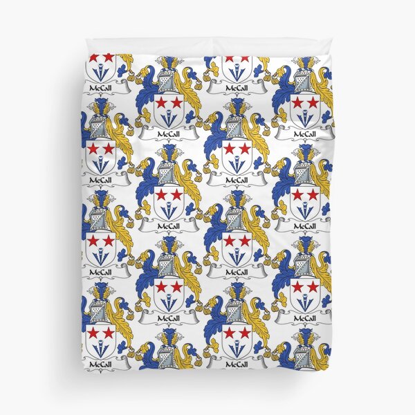 "McCall Coat of Arms / McCall Family Crest" Duvet Cover for Sale by ...