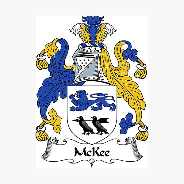 "McKee Coat of Arms / McKee Family Crest" Photographic Print by ...