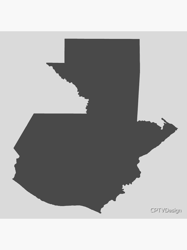 "Guatemala Shape" Poster for Sale by CPTVDesign | Redbubble