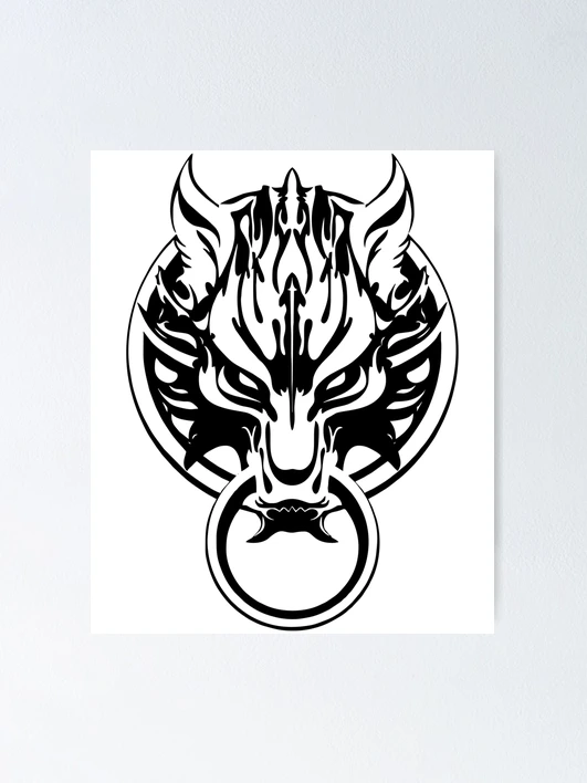 Final Fantasy Wolf Logo Final Fantasy Wolf AliExpress