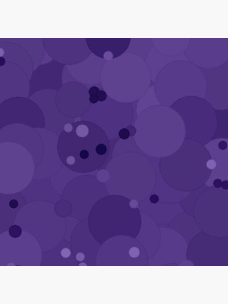 "Gentian Violet Bubble Dot Color Accent" Sticker by SaraValor | Redbubble