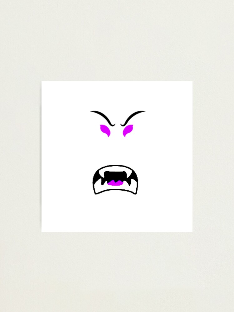 "Roblox Poisonous Beast Mode Face" Photographic Print by hutamaAdi98 ...