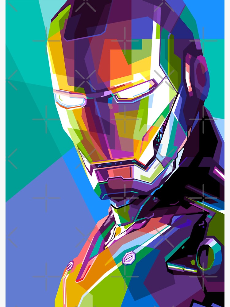 "iron menG" Sticker for Sale by zQheert | Redbubble