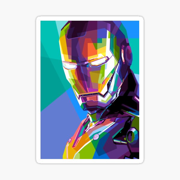 "iron menG" Sticker for Sale by zQheert | Redbubble