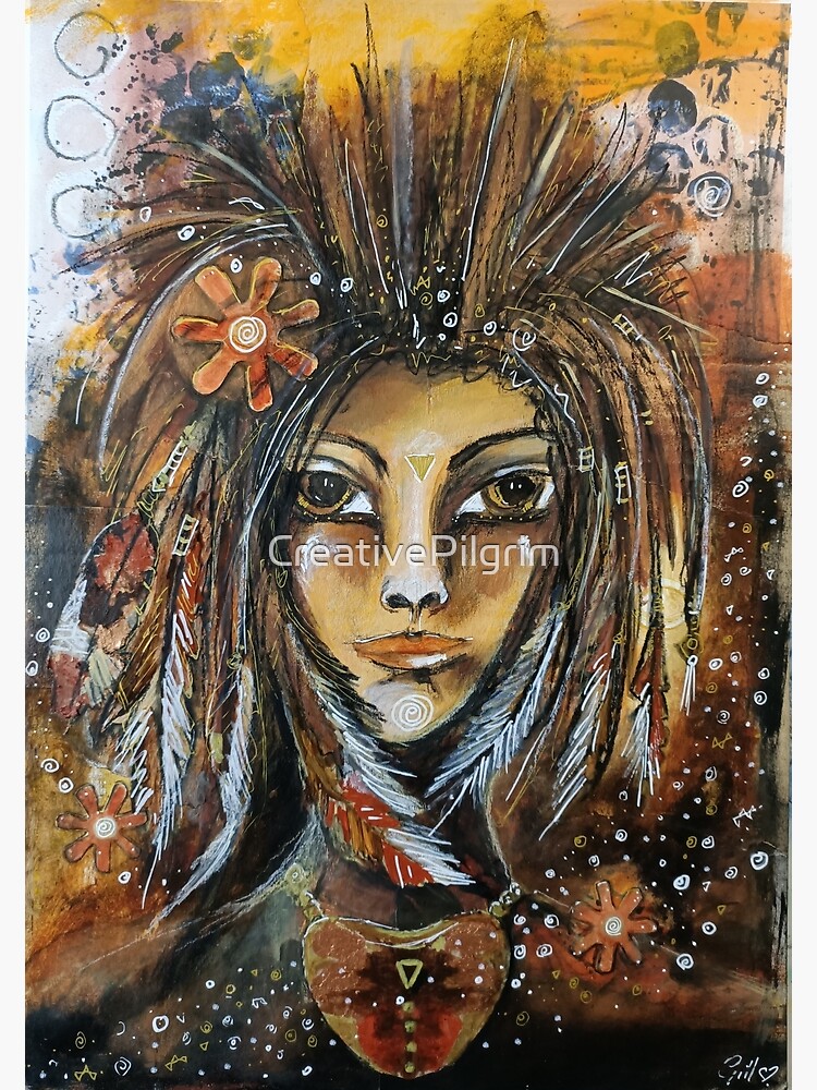 "Earth Spirit" Poster for Sale by CreativePilgrim | Redbubble