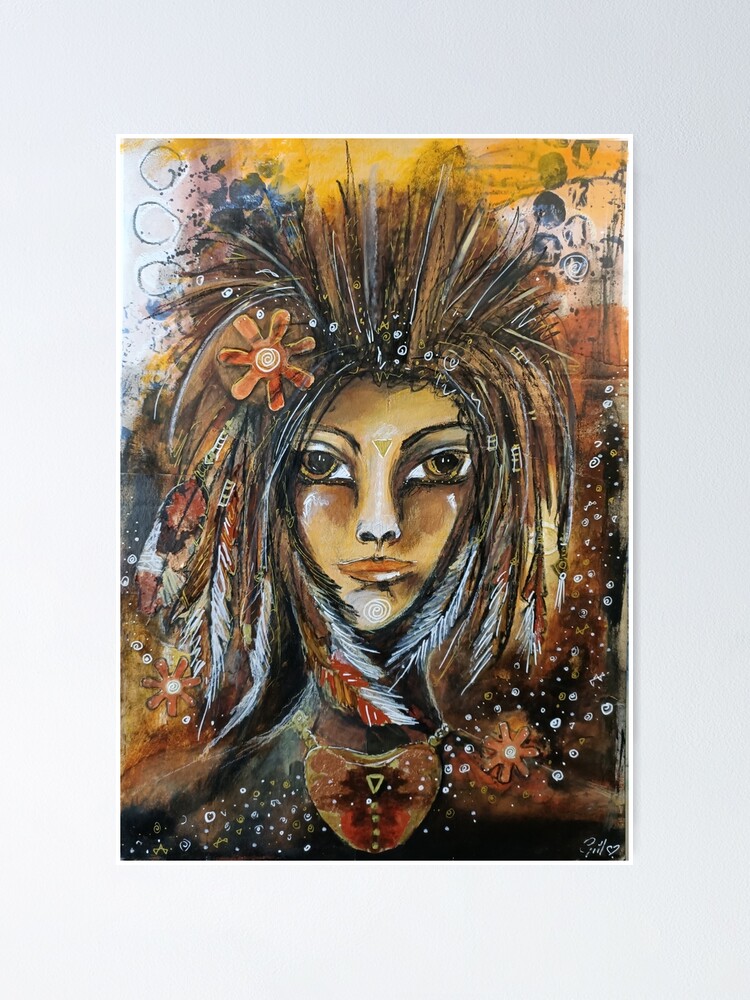 "Earth Spirit" Poster for Sale by CreativePilgrim | Redbubble