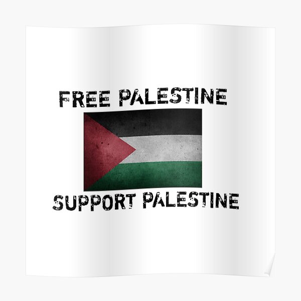 Póster «Diseño de Palestina libre para quienes apoyan a Palestina ...