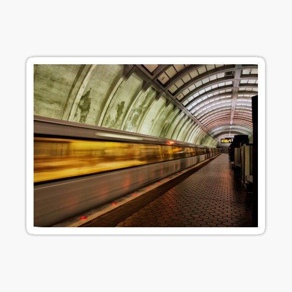 "DC Metro" Sticker by joesaladino | Redbubble