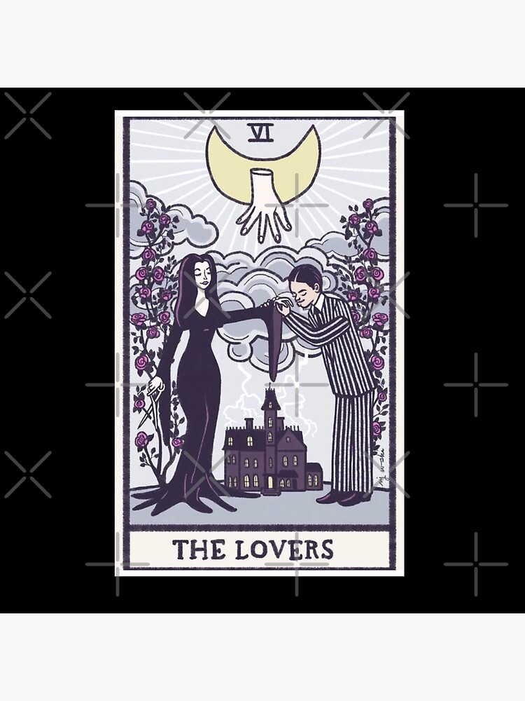 "The lovers - tarot - Addams family" Poster for Sale by NomiBee | Redbubble