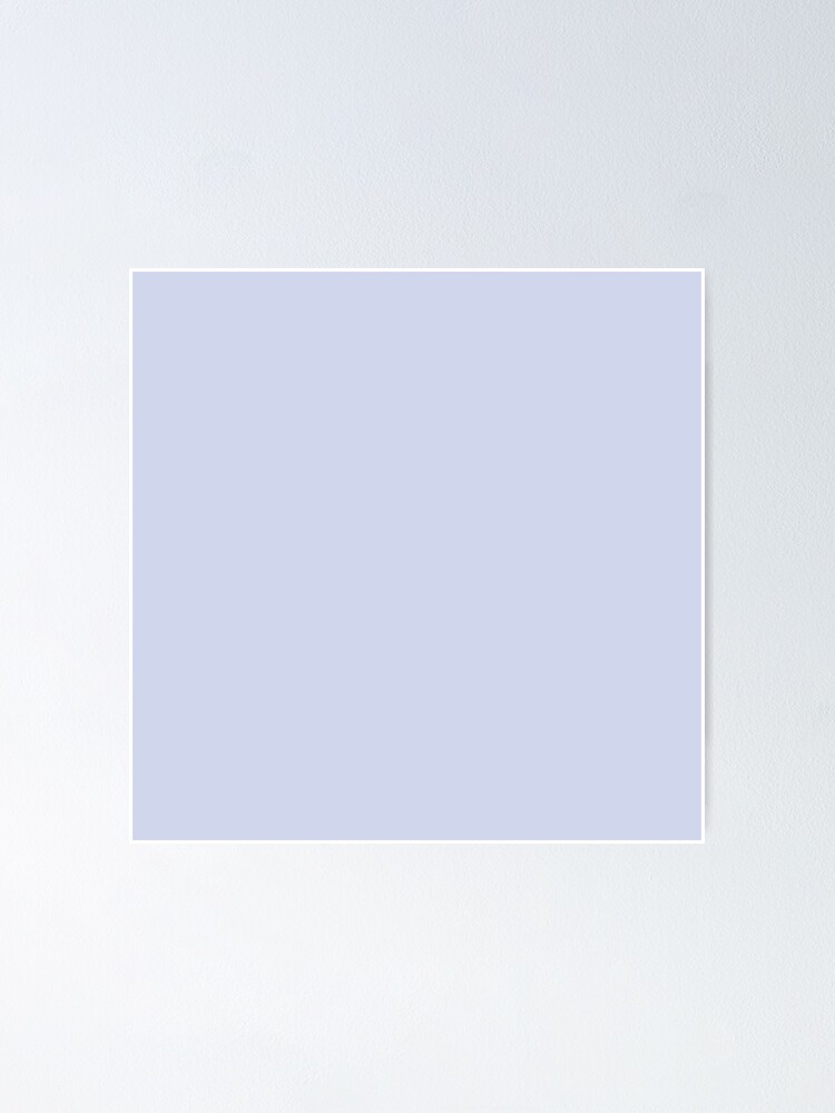 "Periwinkle Gray Color" Poster by PabloPatterns | Redbubble