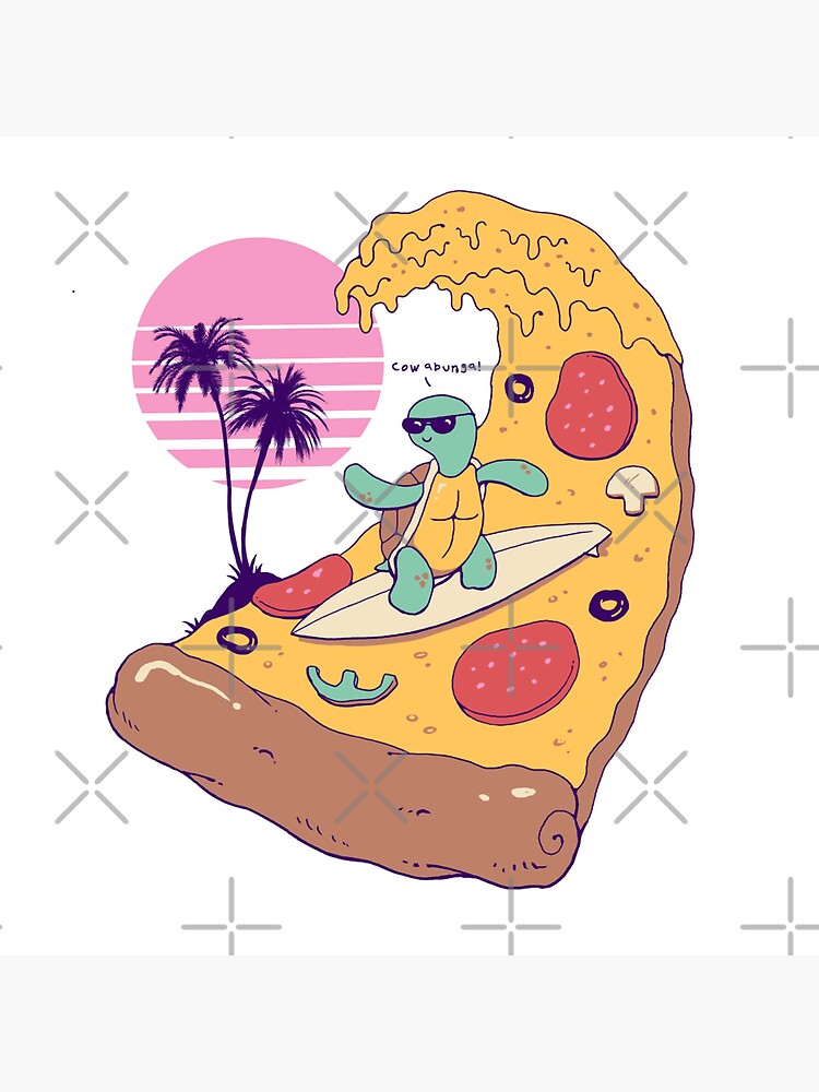 "Pizza Wave" Sticker for Sale by vincenttrinidad | Redbubble
