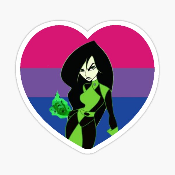 "Bisexual Flag Shego" Sticker for Sale by Moth-Valentine | Redbubble