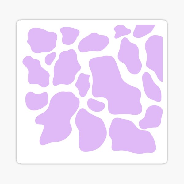 "Purple cow" Sticker by Salvera | Redbubble