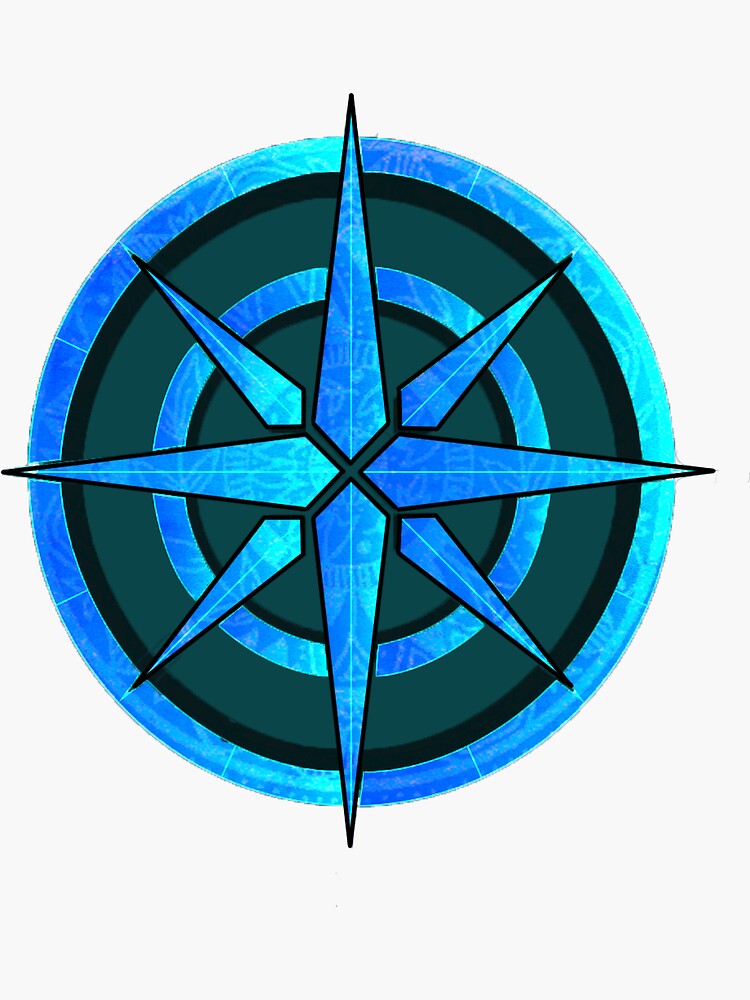 "Compass" Sticker for Sale by Zaailyn | Redbubble