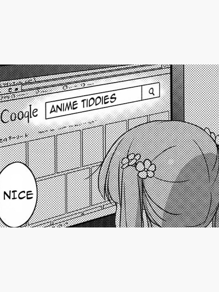 "ANIME TIDDIES" Sticker for Sale by legendofXD | Redbubble