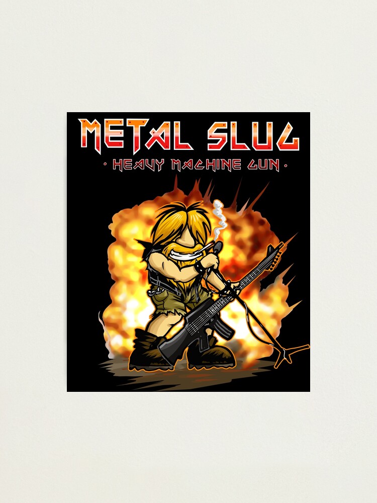 "Metal Slug heavy machine gun" Photographic Print by GamesRockDesign ...
