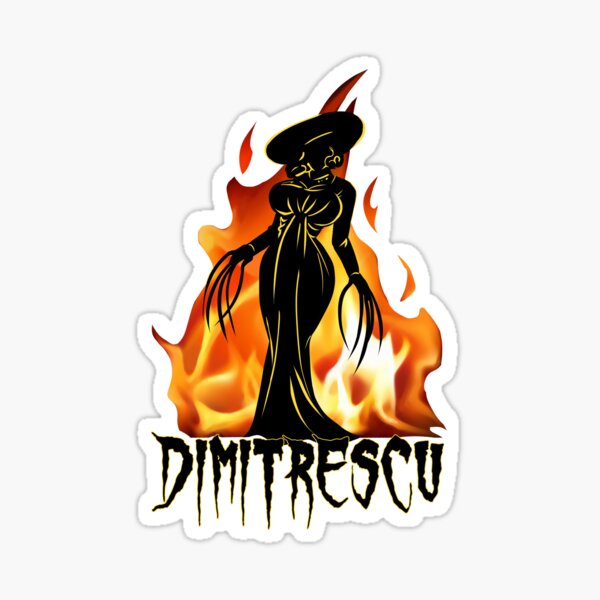 "Lady Dimitrescu" Sticker for Sale by GamesRockDesign | Redbubble